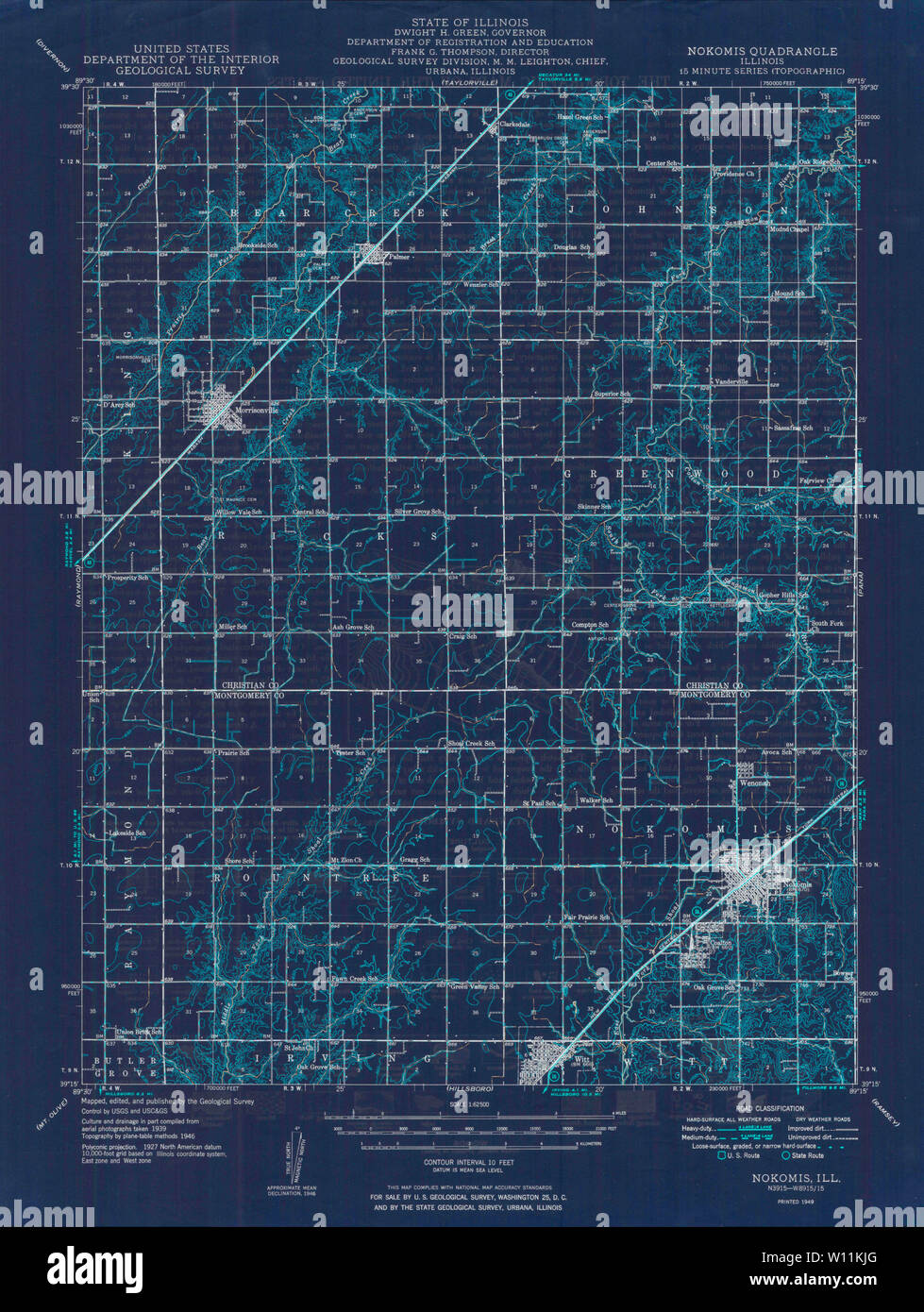 Map of nokomis hi-res stock photography and images - Alamy