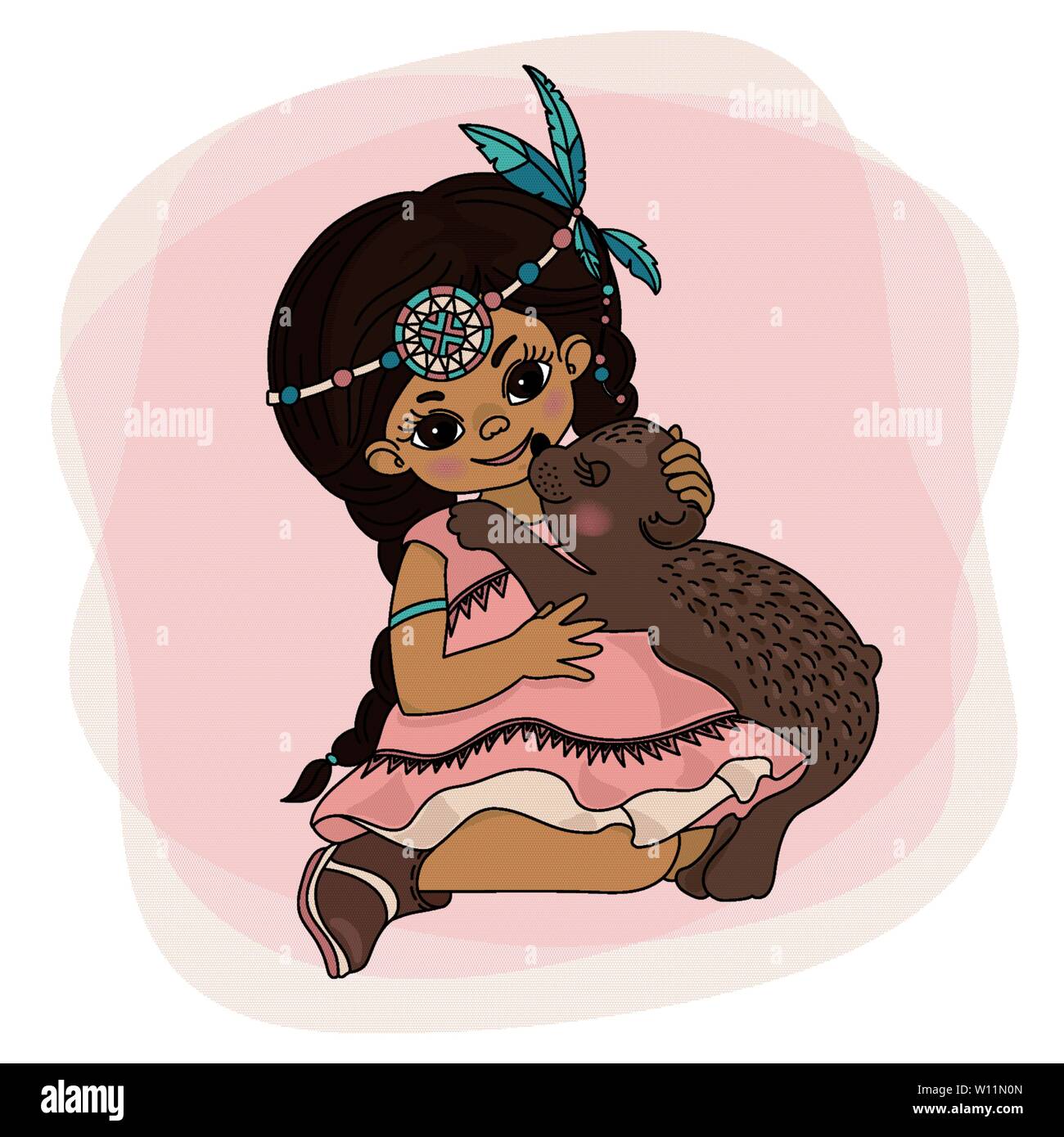 Iroquois indian girl hi-res stock photography and images - Alamy