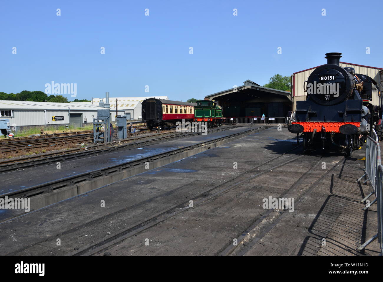 British Railways Standard Class 4MT 2-6-4 Tank Locomotive No.80151 ...