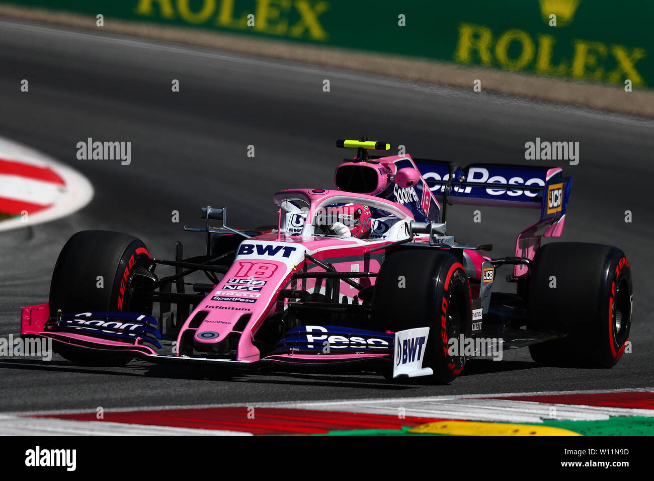 #18 Lance Stroll, Racing Point F1 Team, Mercedes. Austrian Grand Prix ...