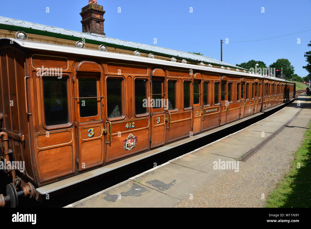 Victorian Railway carriages Stock Photo - Alamy