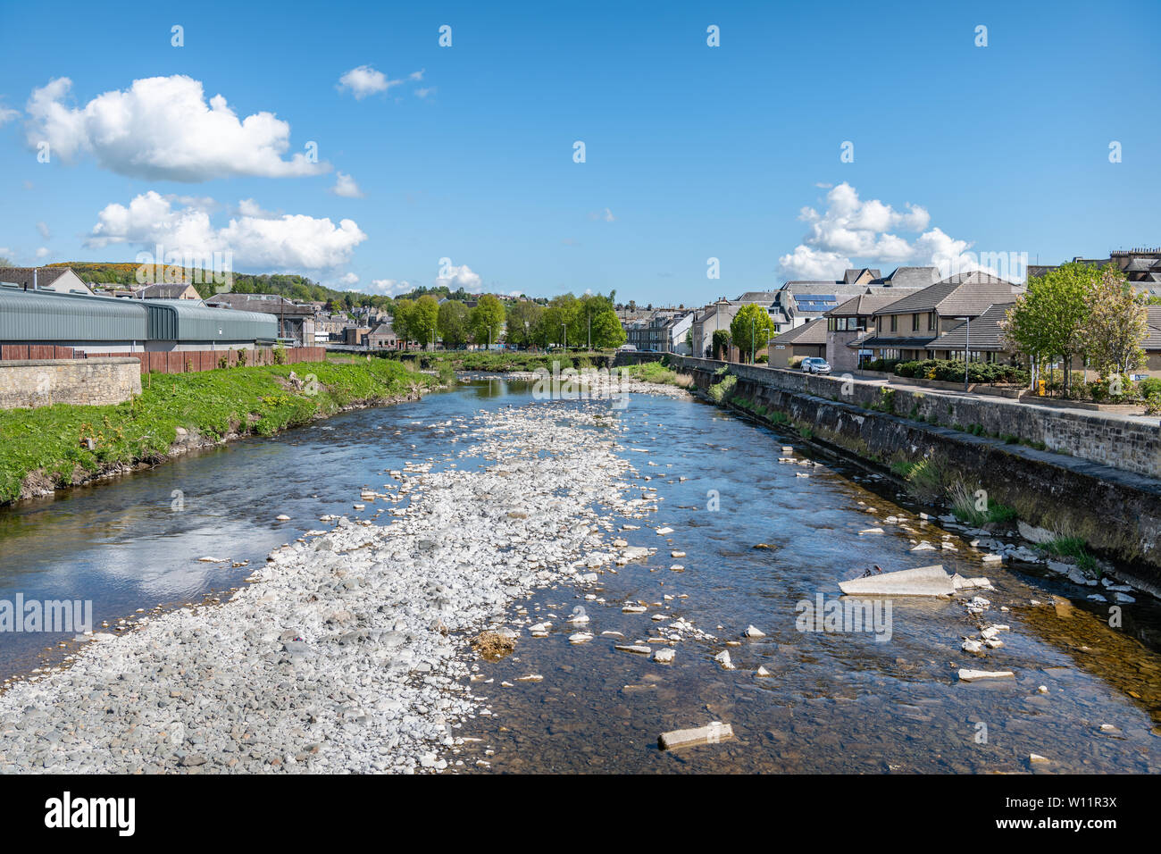 Teviot River, Hawick, Scotland Stock Photo - Alamy