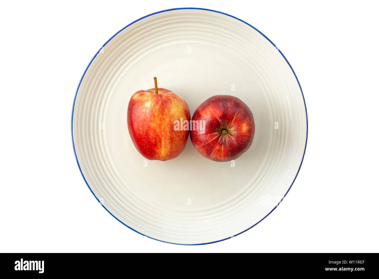 Eat well plate Cut Out Stock Images & Pictures - Alamy