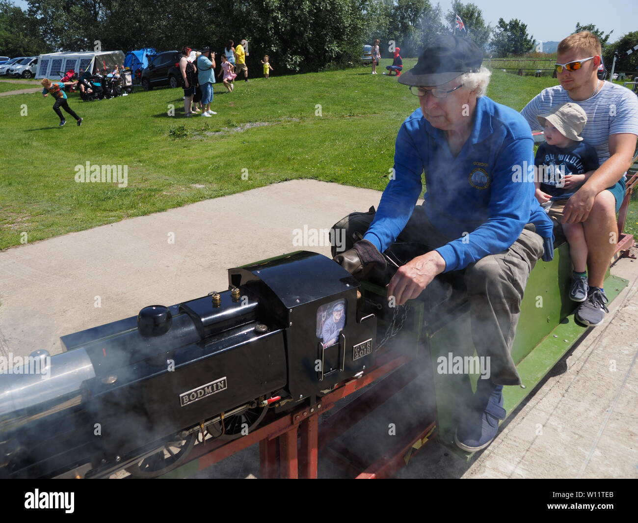 Miniature steam railway train hi-res stock photography and images - Alamy