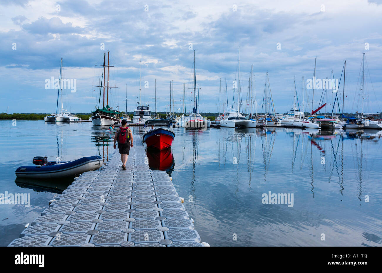 Red Frog Jetty and Marina, Bastimentos Island, Bocas del Toro ...