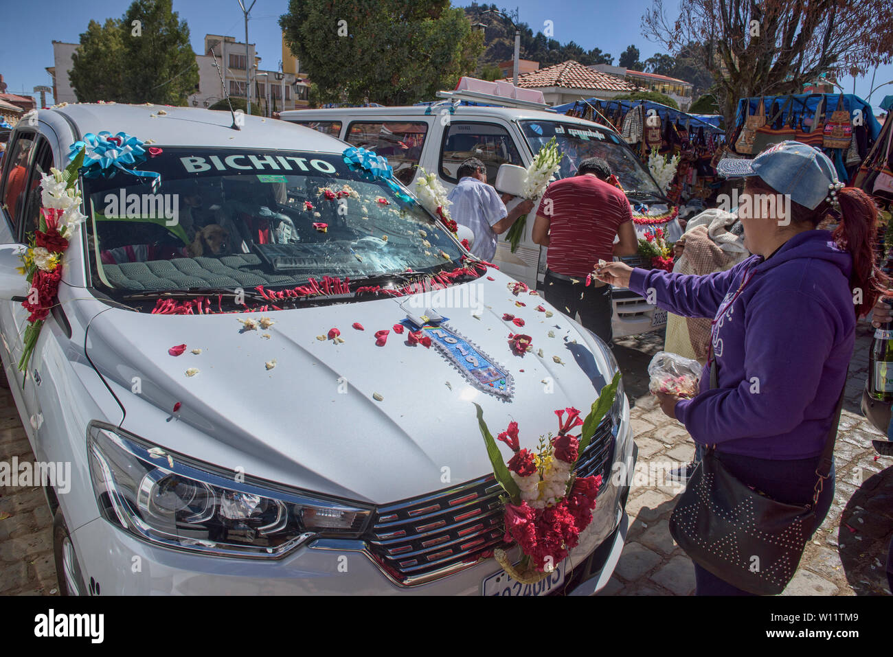 Car blessing ceremony copacabana hi-res stock photography and images ...