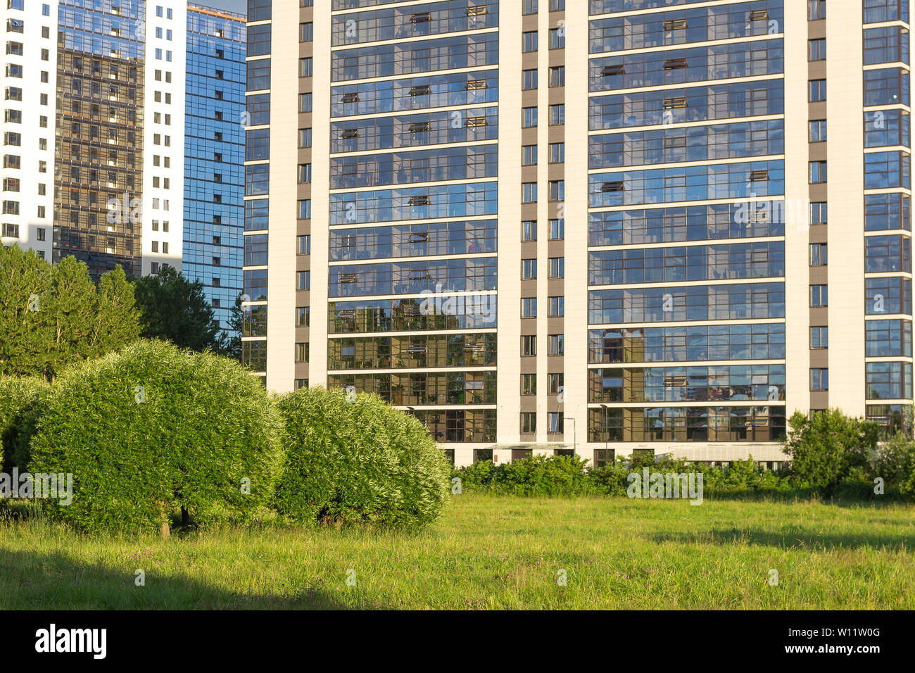 high tech architecture nature building technology Stock Photo - Alamy