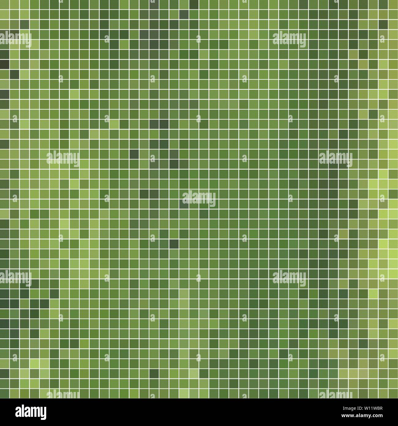 abstract vector square pixel mosaic background - green Stock Vector ...