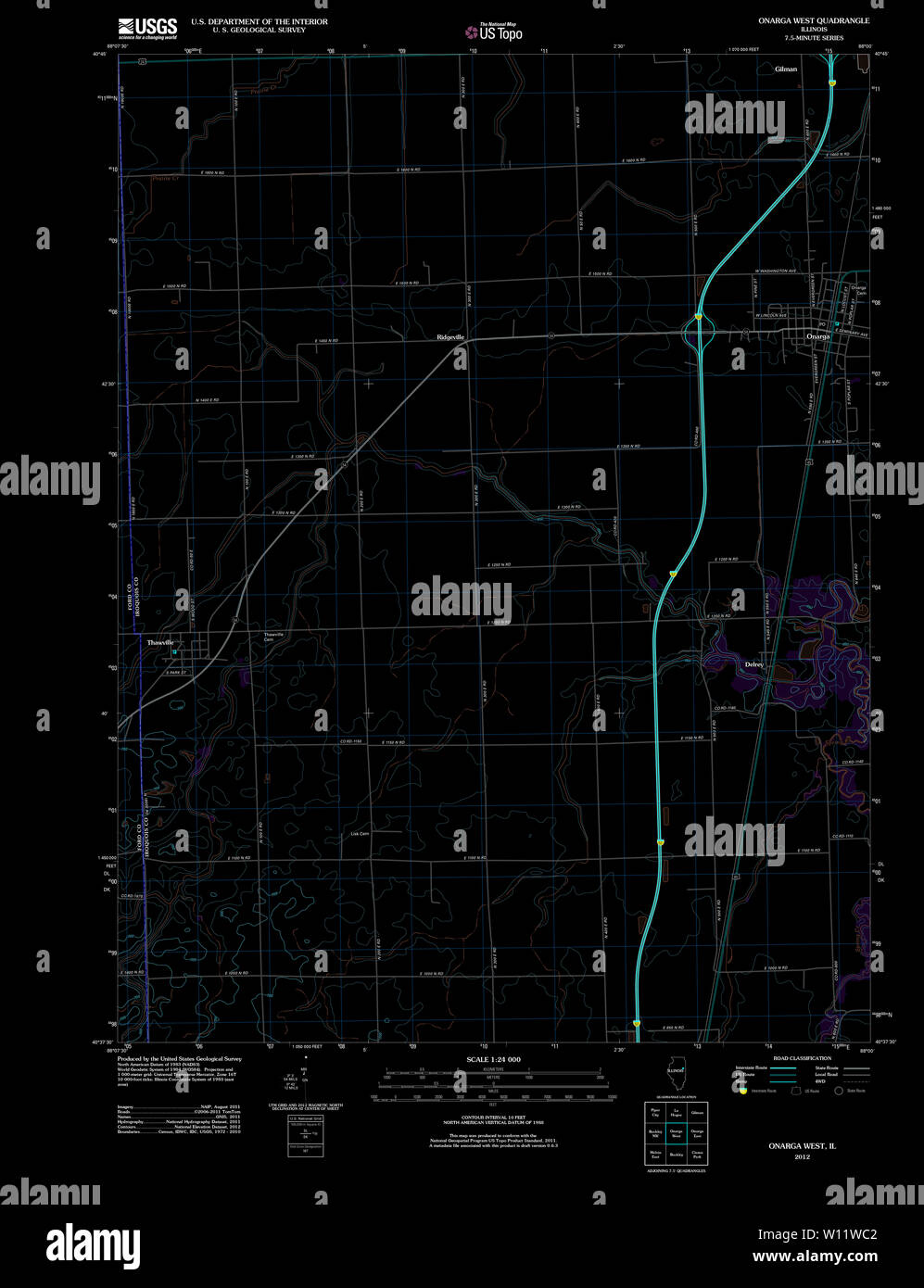 Onarga west hi-res stock photography and images - Alamy