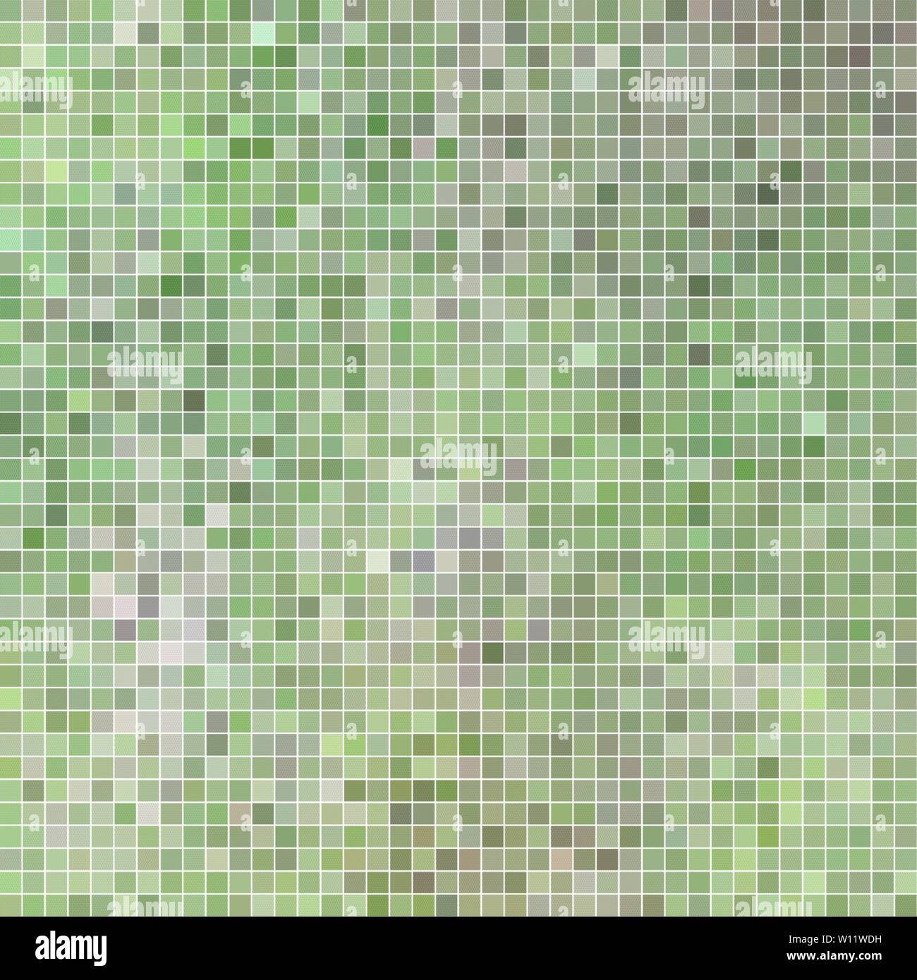 abstract vector square pixel mosaic background - green and gray Stock ...