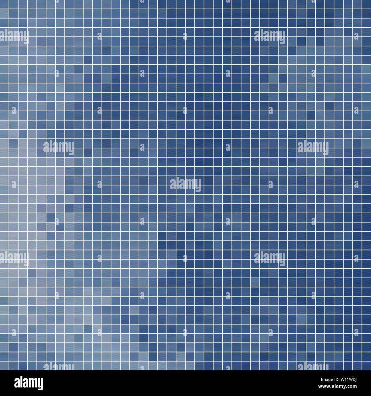 abstract vector square pixel mosaic background - blue Stock Vector ...
