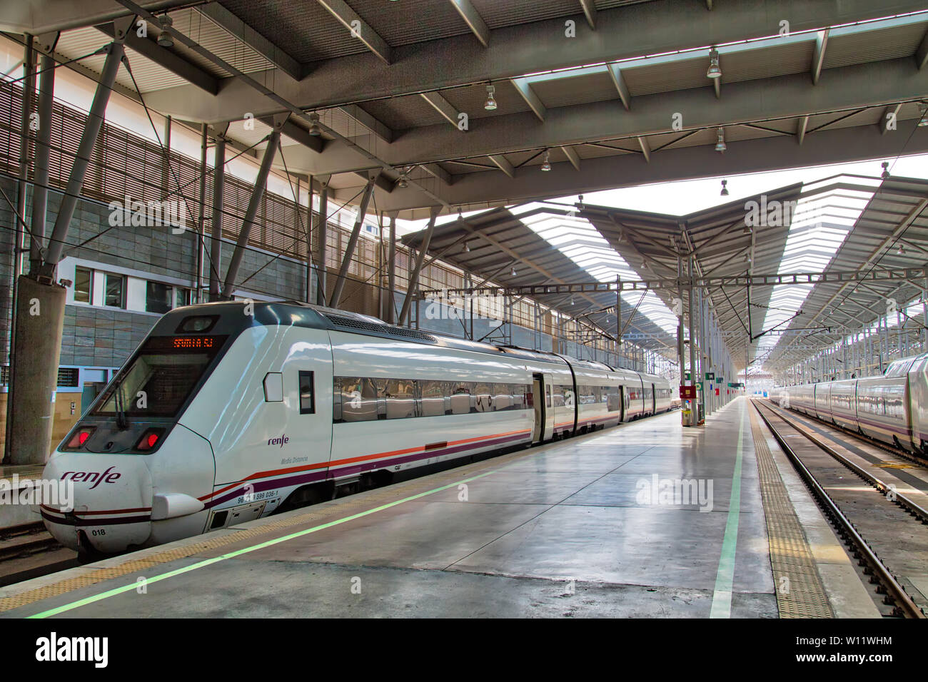 Malaga train station hi-res stock photography and images - Alamy