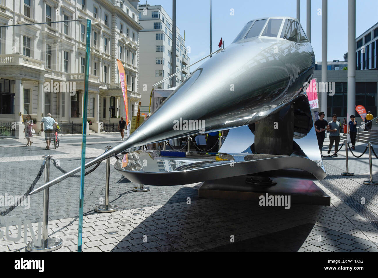 London, UK. 29 June 2019. "Icon" a sculpture by Sebastian Conran is on ...
