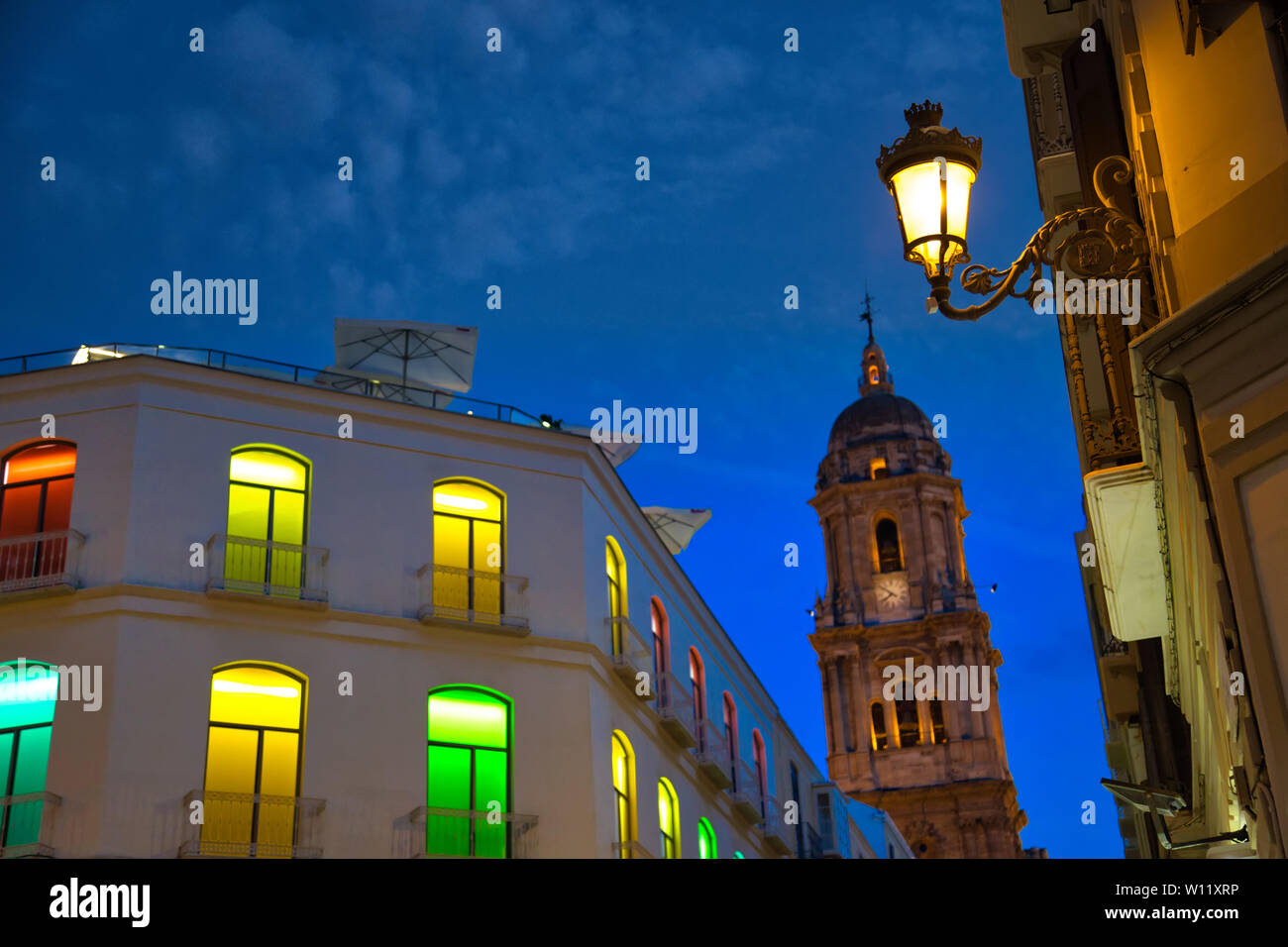 Malaga central city part hi-res stock photography and images - Alamy