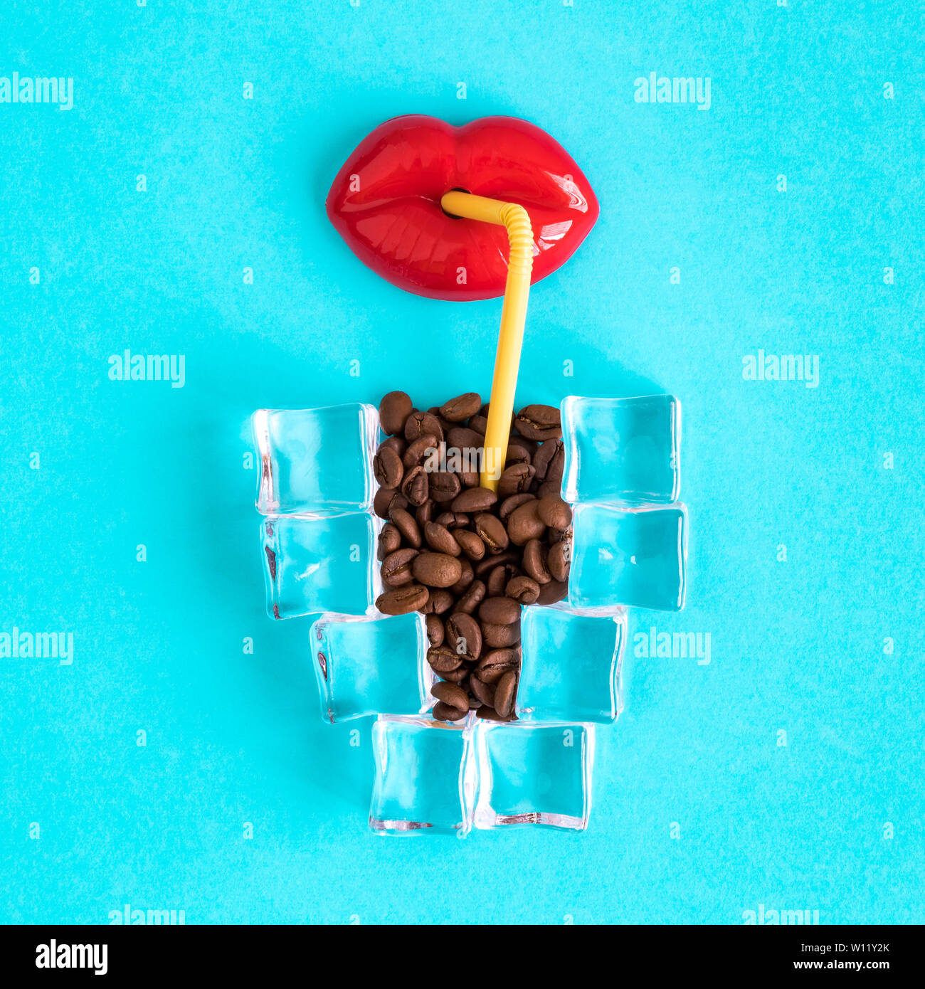 Ice cube lips hi-res stock photography and images - Alamy