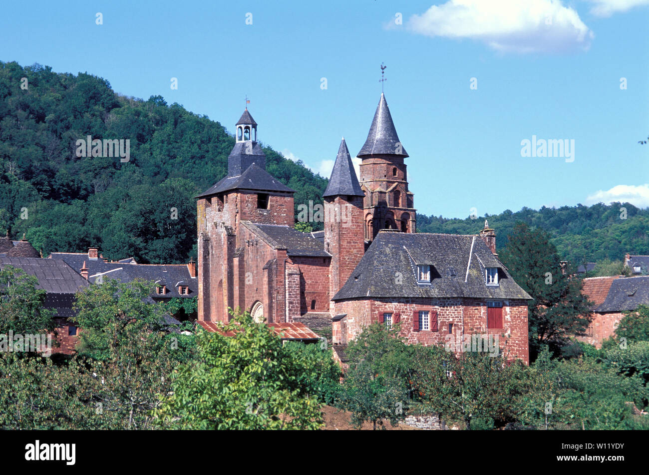 Collonges la Rouge Stock Photo - Alamy
