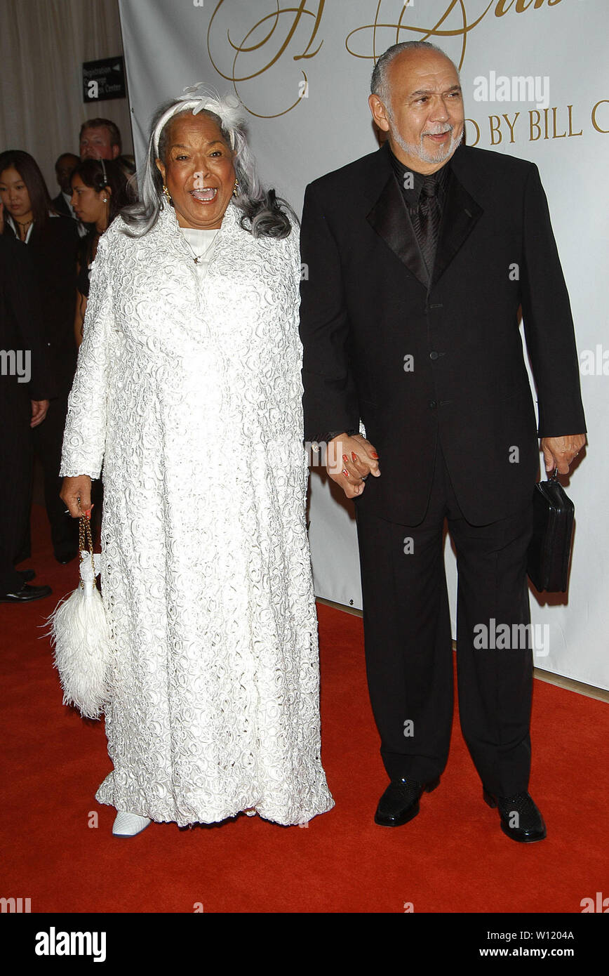Della Reese and husband Lett Franco at the Morehouse College Gala ...
