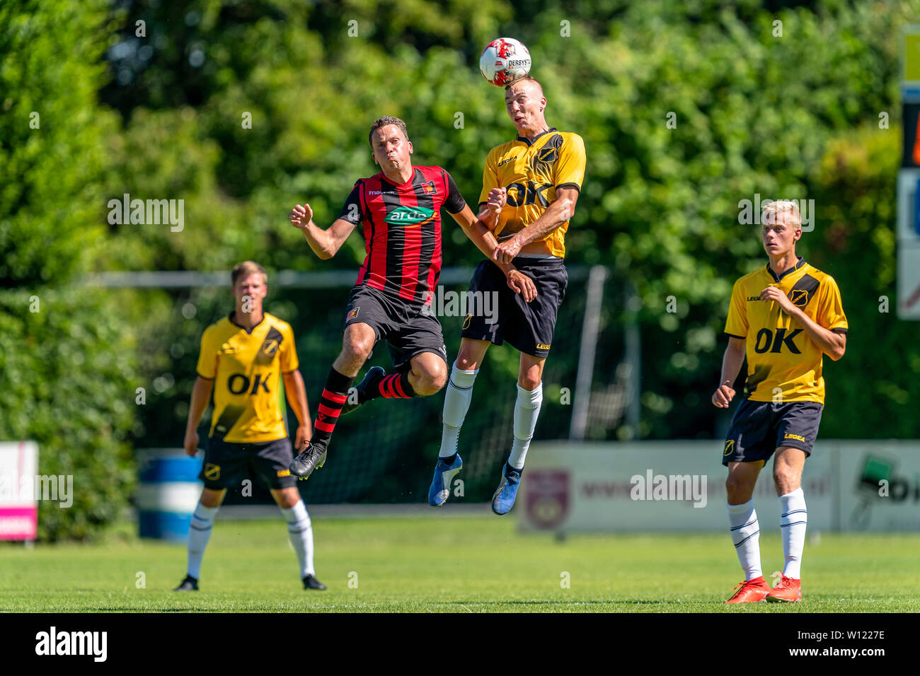 ZUNDERT, Netherlands. 29th June, 2019. football, Dutch tweede divisie ...