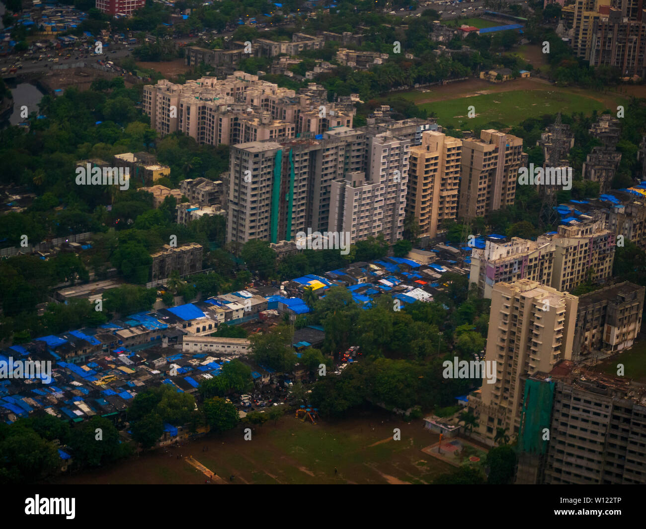 Aerial view of Mumbai city from airplane. Cityscape of Mumbai Stock ... Aerial view of Mumbai city from airplane. Cityscape of Mumbai Stock ...