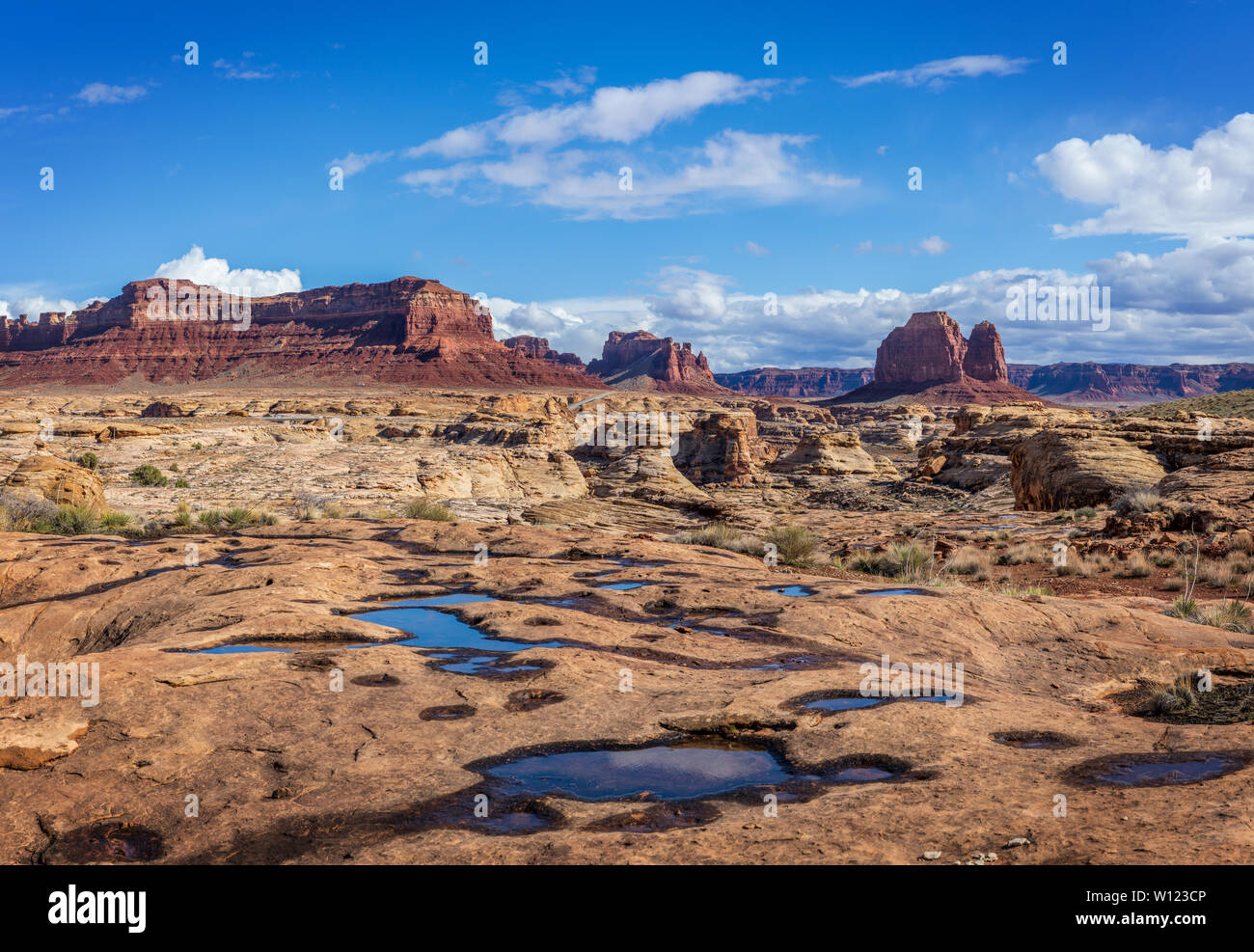 The Hite Crossing Bridge is an arch bridge that carries Utah State ...