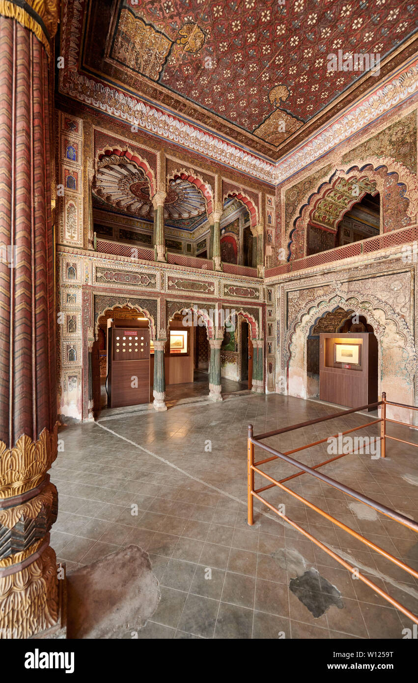 interior shot of Daria Daulat Bagh, Srirangapatna, Karnataka, India ...