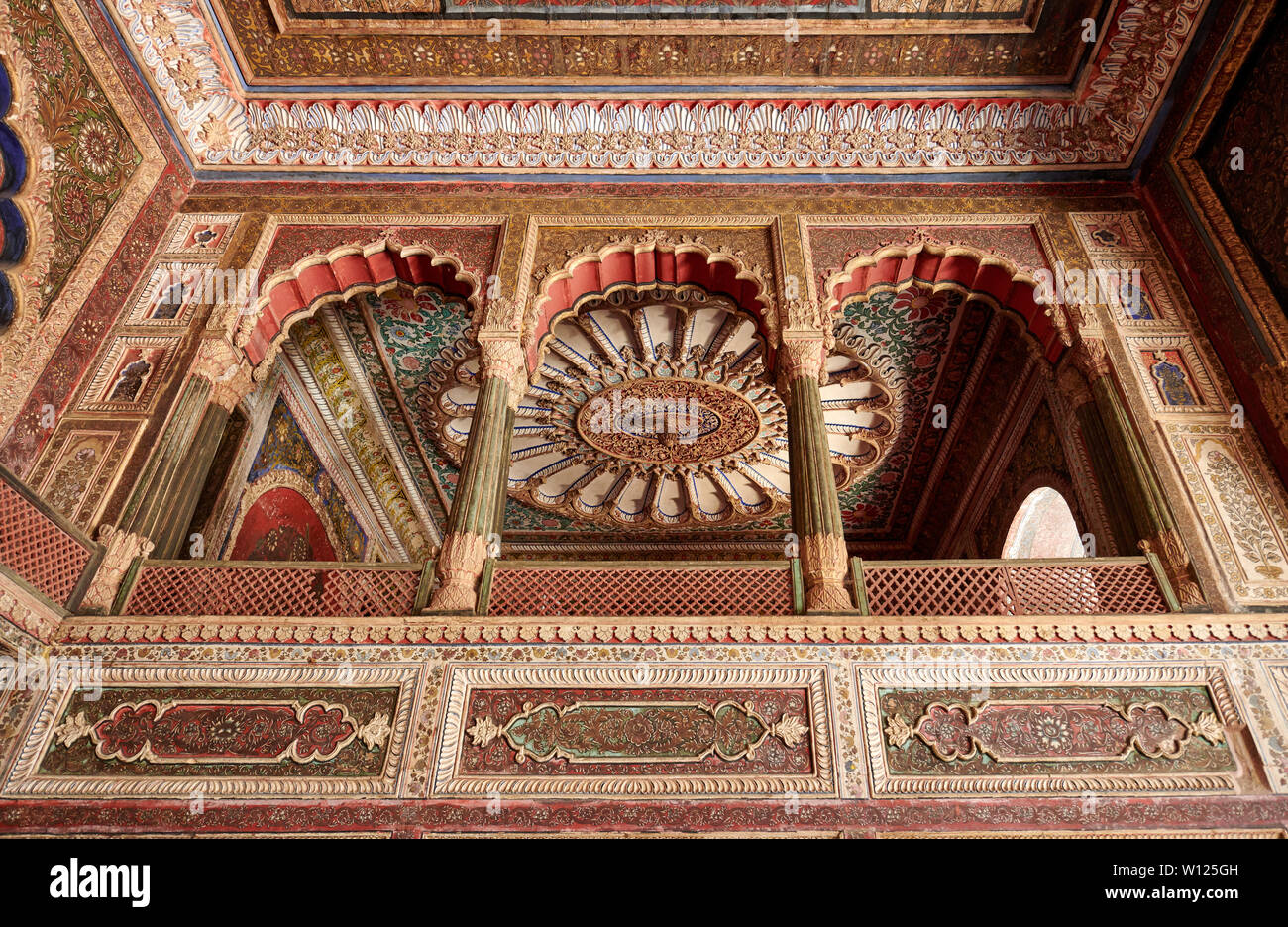 interior shot of Daria Daulat Bagh, Srirangapatna, Karnataka, India ...
