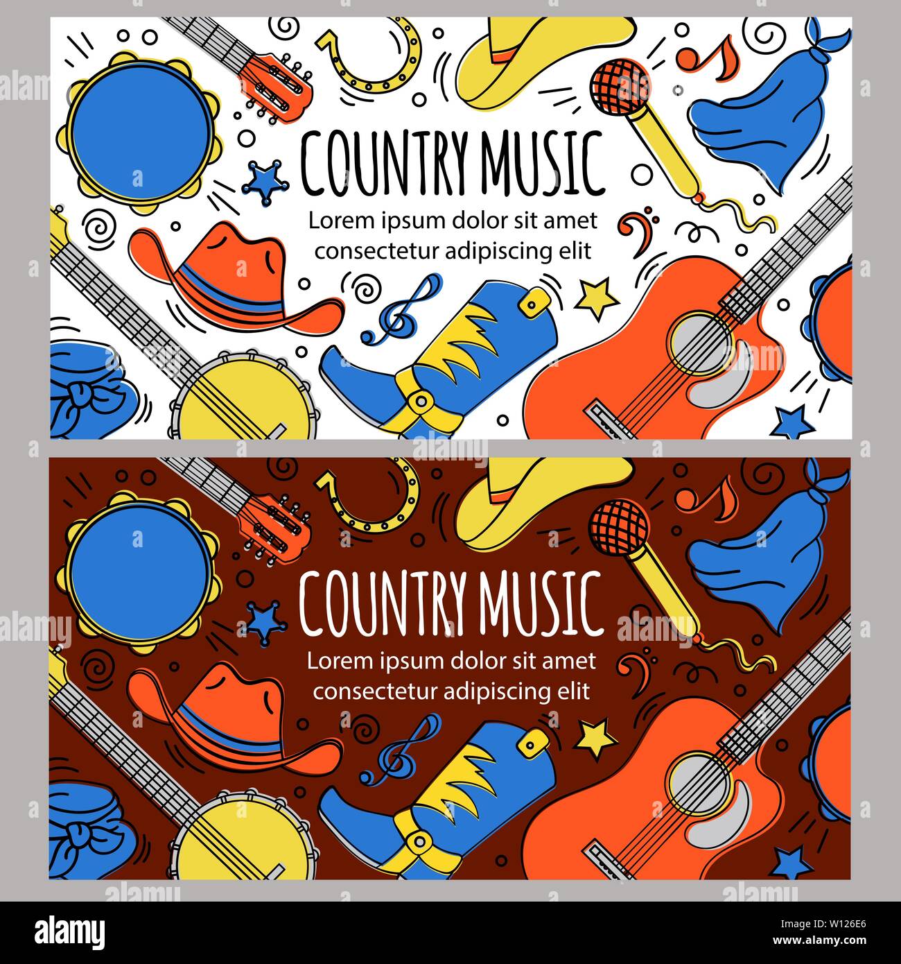 Country Western Banner