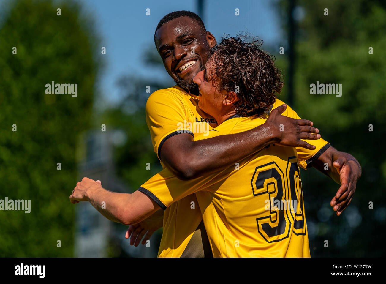 ZUNDERT, Netherlands. 29th June, 2019. football, Dutch tweede divisie ...