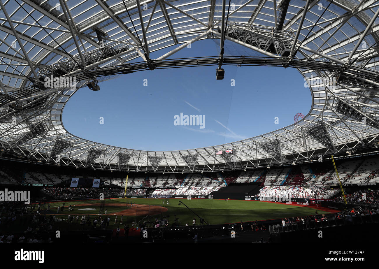 General View of the London Stadium ahead of the MLB London Series Match ...