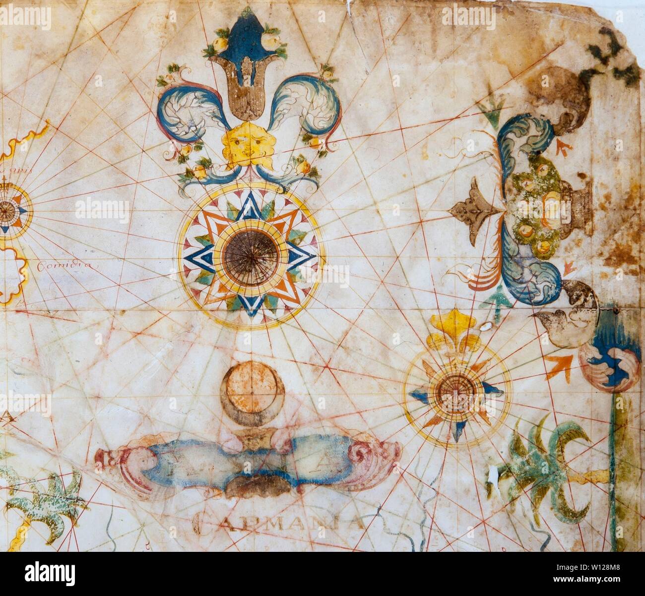 16th century chart hi-res stock photography and images - Alamy