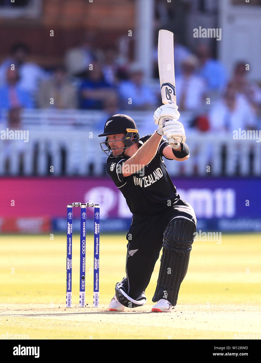 New Zealand's Martin Guptill in action during the ICC Cricket World Cup ...