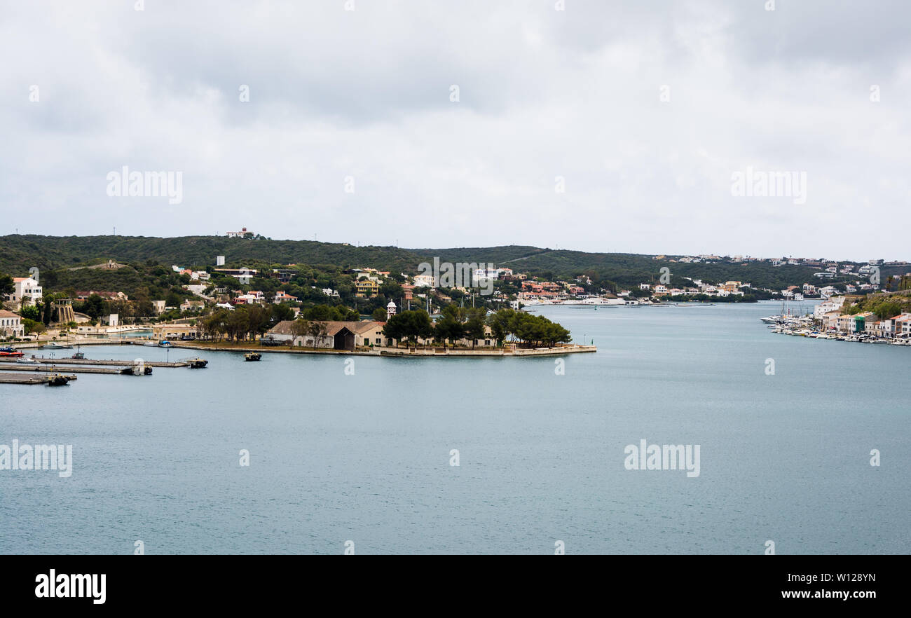 Port de Mao, Mahon Harbour, Menorca Stock Photo - Alamy
