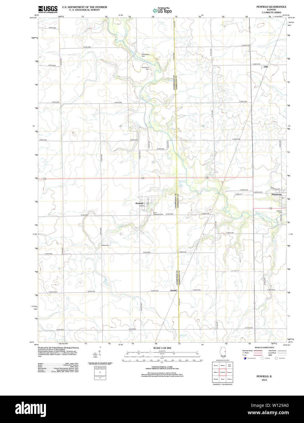 Map of penfield hi-res stock photography and images - Alamy