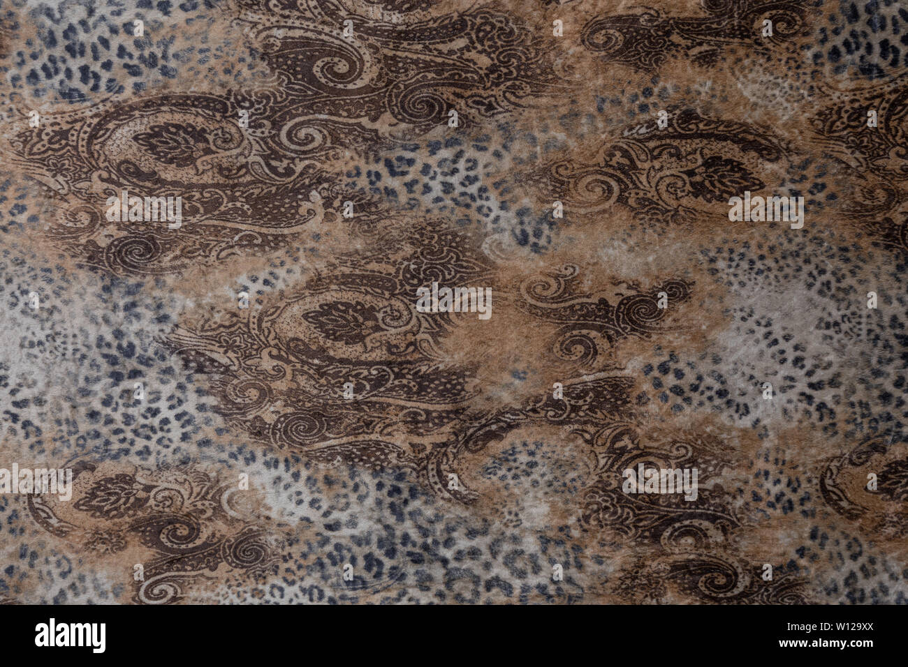 Overview of retro fabric with textile texture background Stock Photo ...