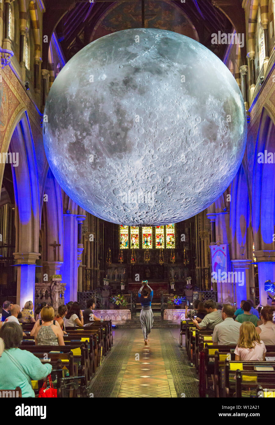Bournemouth, Dorset UK. 29th June 2019. Dorset Moon, a celebration of ...
