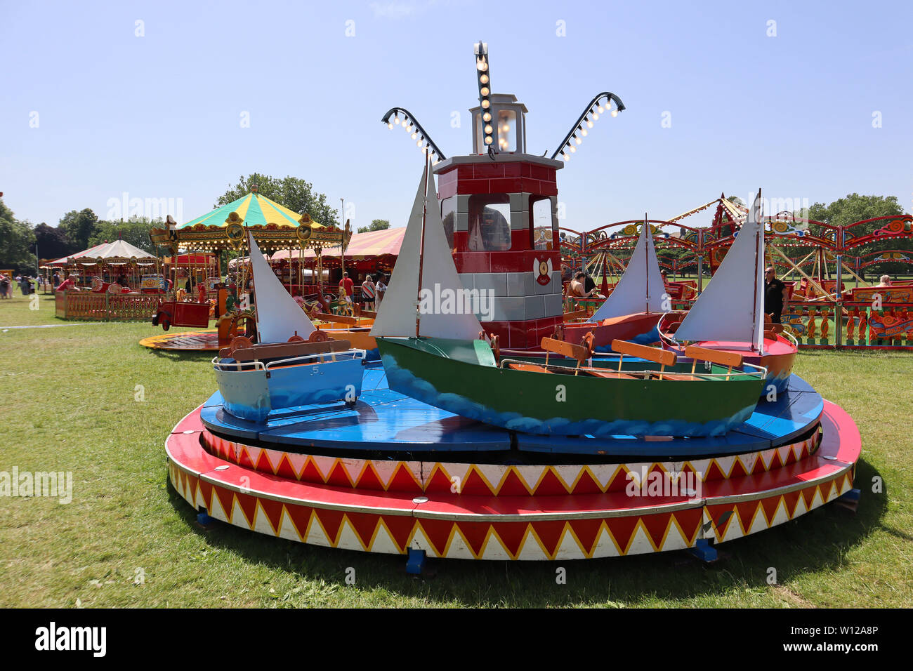 The Boat Ride, Carters Steam Fair, Peckham Rye Common, London, UK, 29 ...