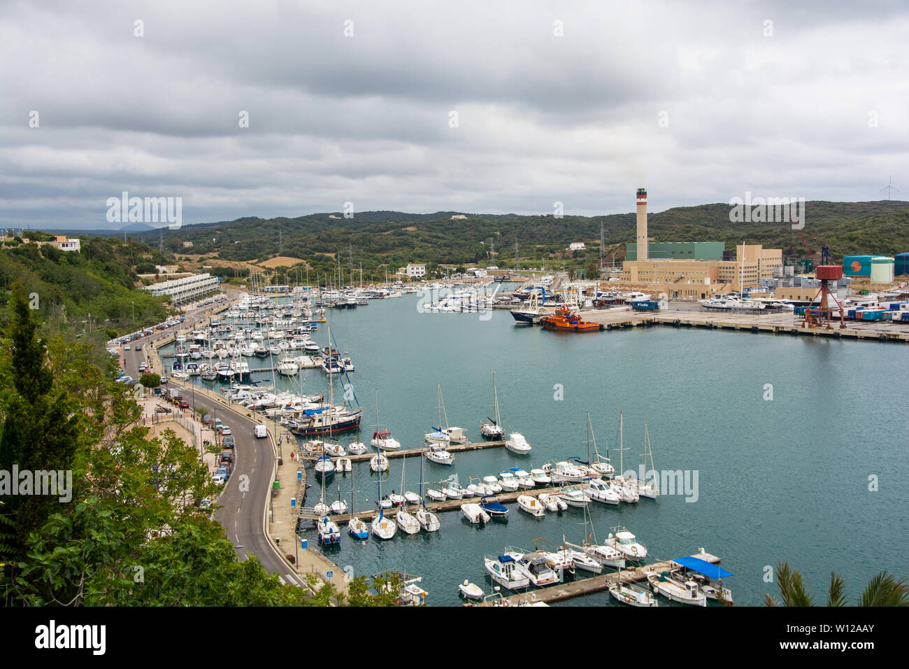Port de Mao, Mahon Harbour, Menorca Stock Photo - Alamy