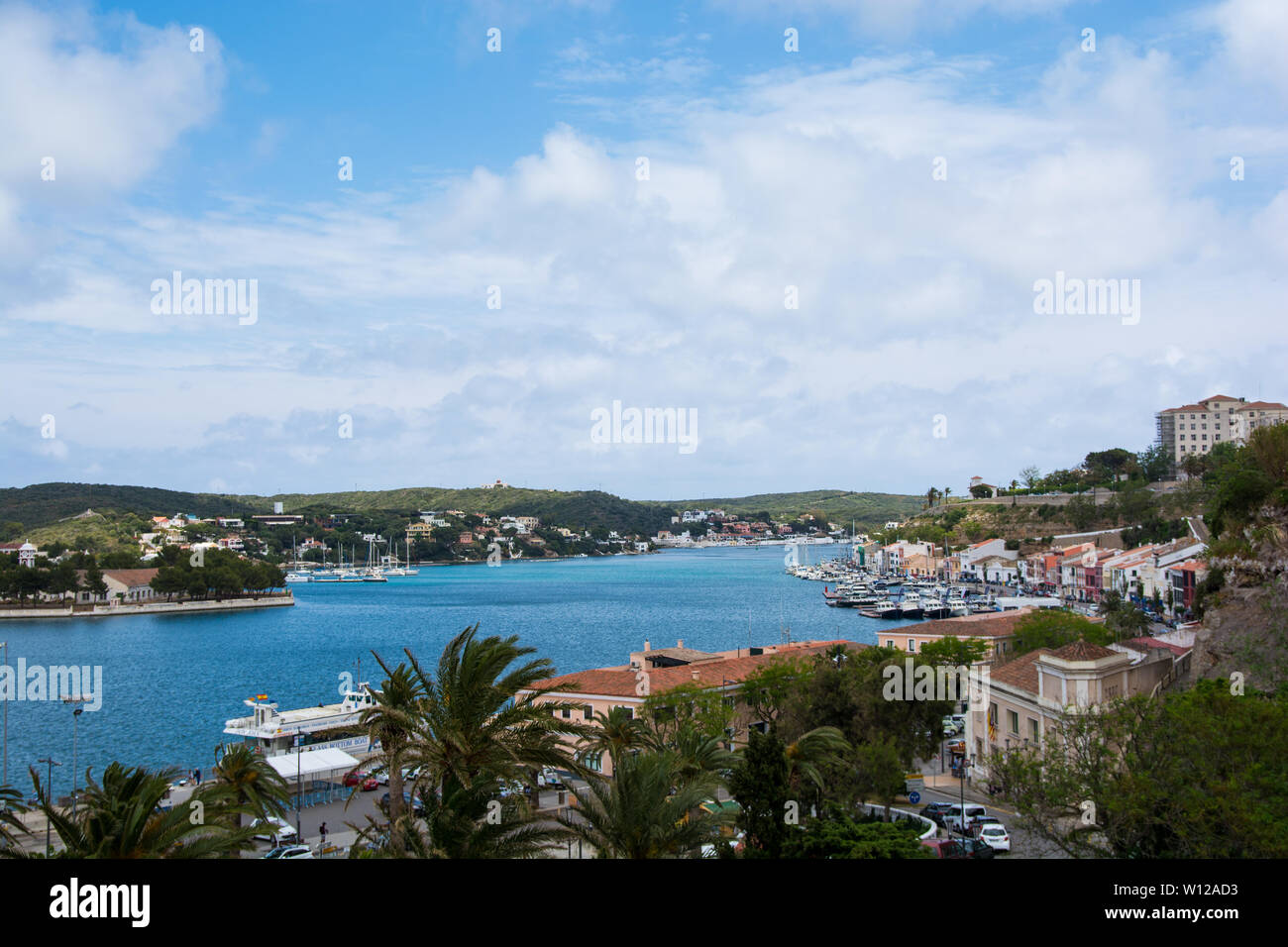 Mao harbour boats hi-res stock photography and images - Alamy