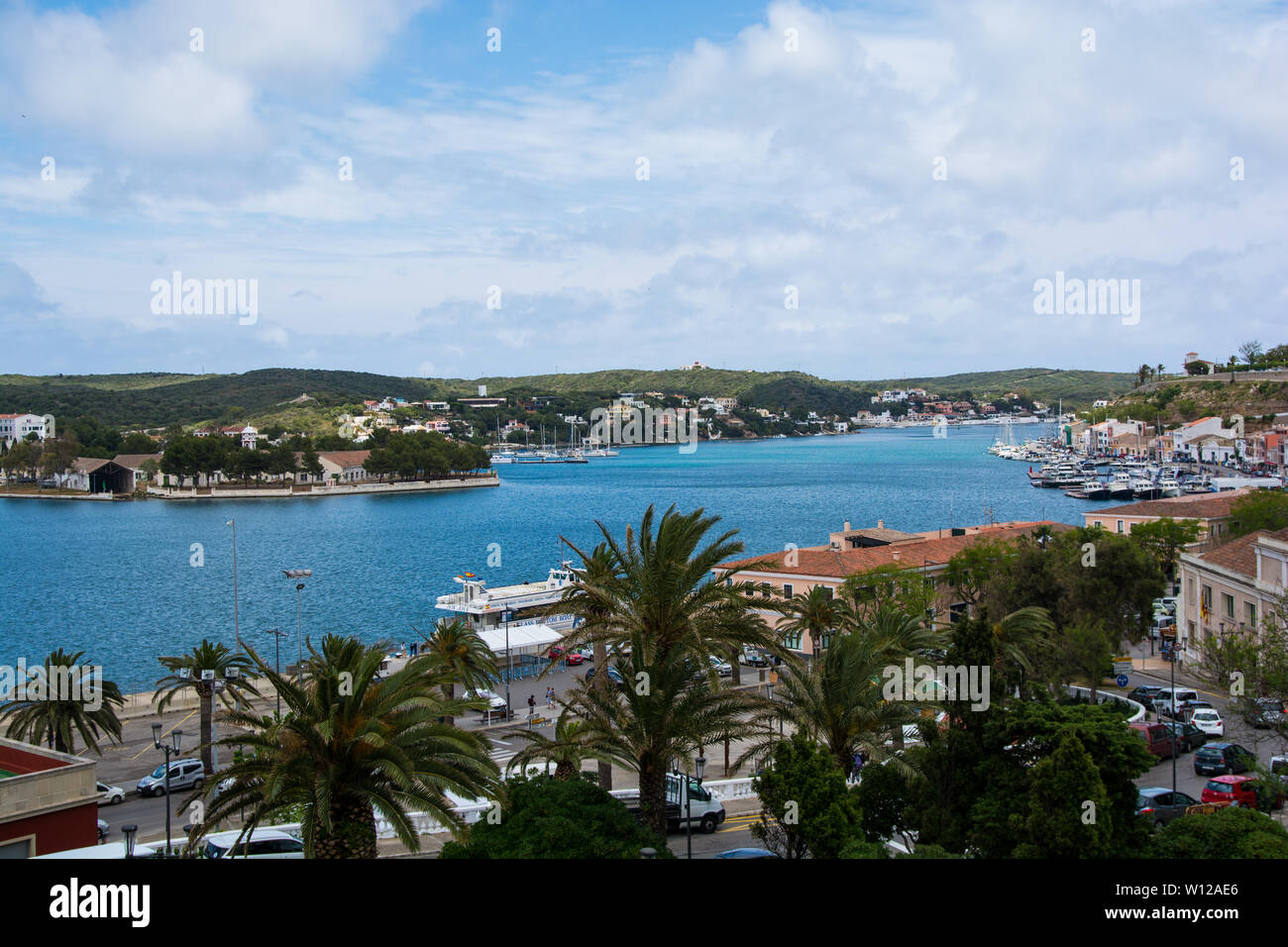 Port de Mao, Mahon Harbour, Menorca Stock Photo - Alamy