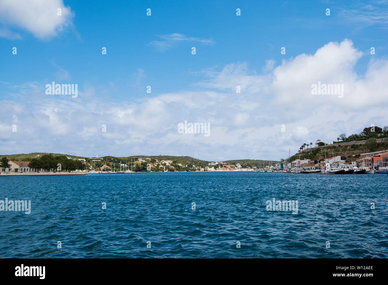 Port de Mao, Mahon Harbour, Menorca Stock Photo - Alamy
