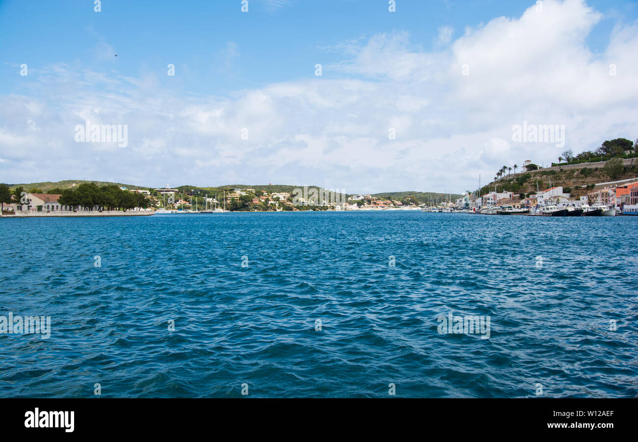 Port de Mao, Mahon Harbour, Menorca Stock Photo - Alamy