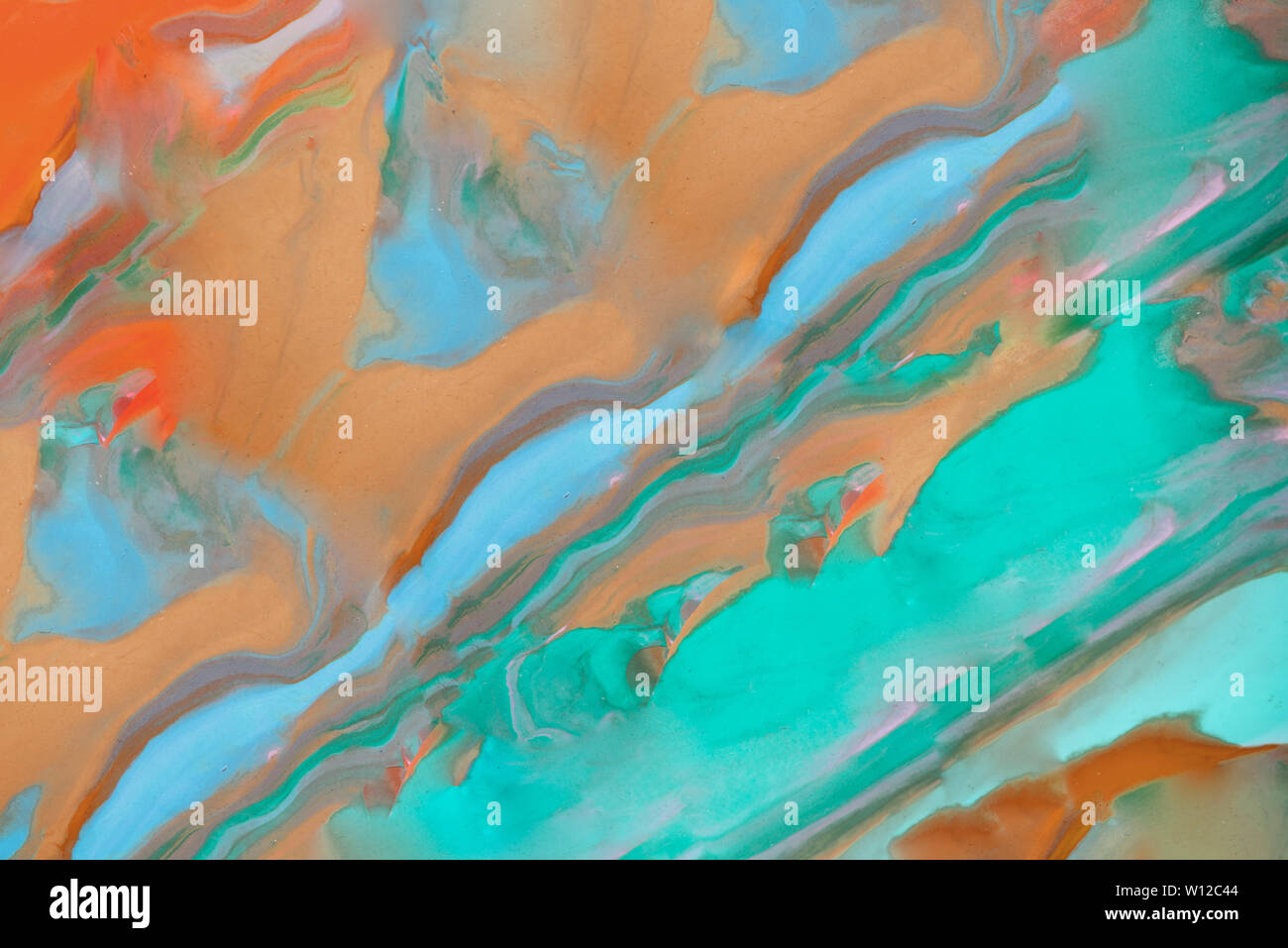 Multicolored background with fingerprints made from plasticine. Play ...