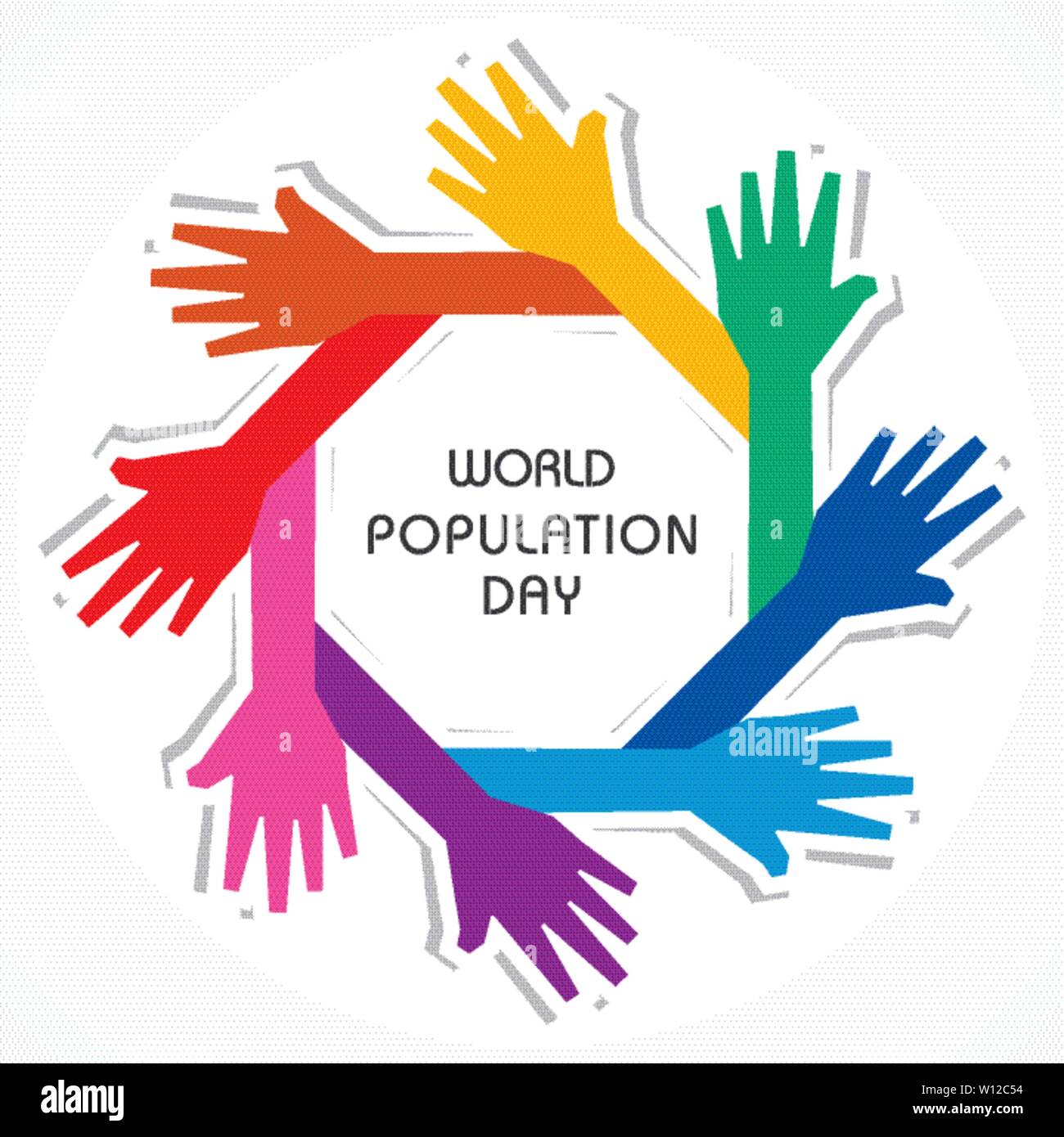 Illustration of World Population day Greeting-11 july Stock Vector ...