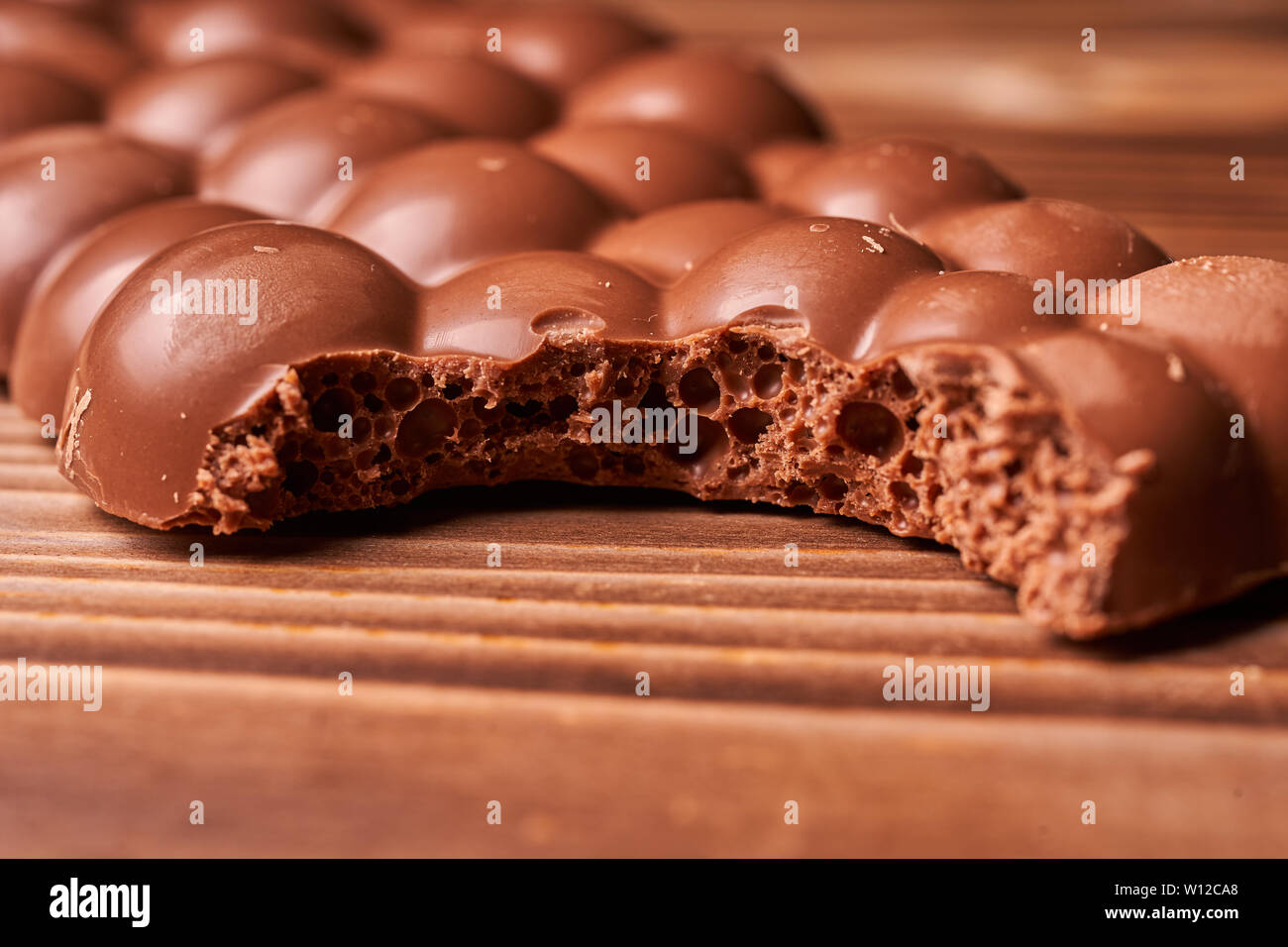 Bitten chocolate bar hi-res stock photography and images - Alamy