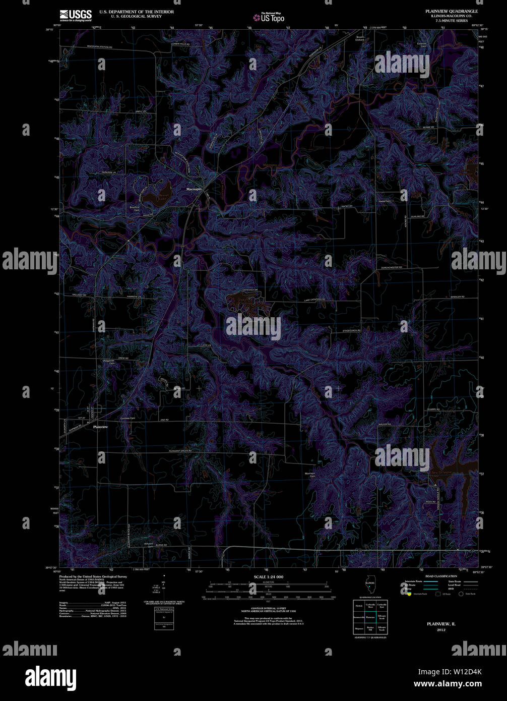 Map of plainview hi-res stock photography and images - Alamy