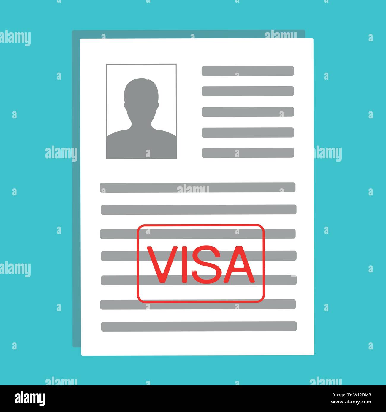 Work visa permit hi-res stock photography and images - Alamy