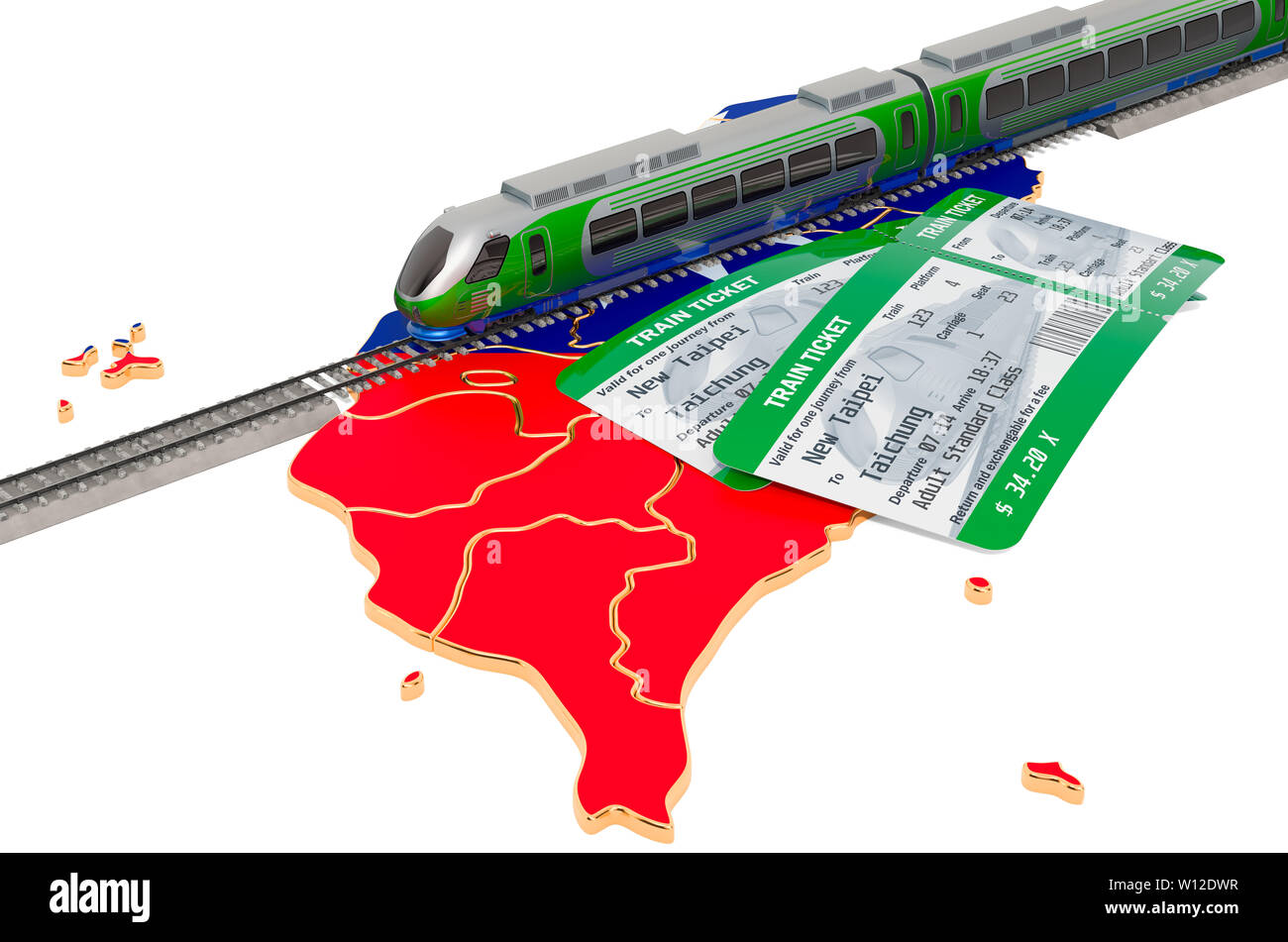 Taiwan rail map hi-res stock photography and images - Alamy