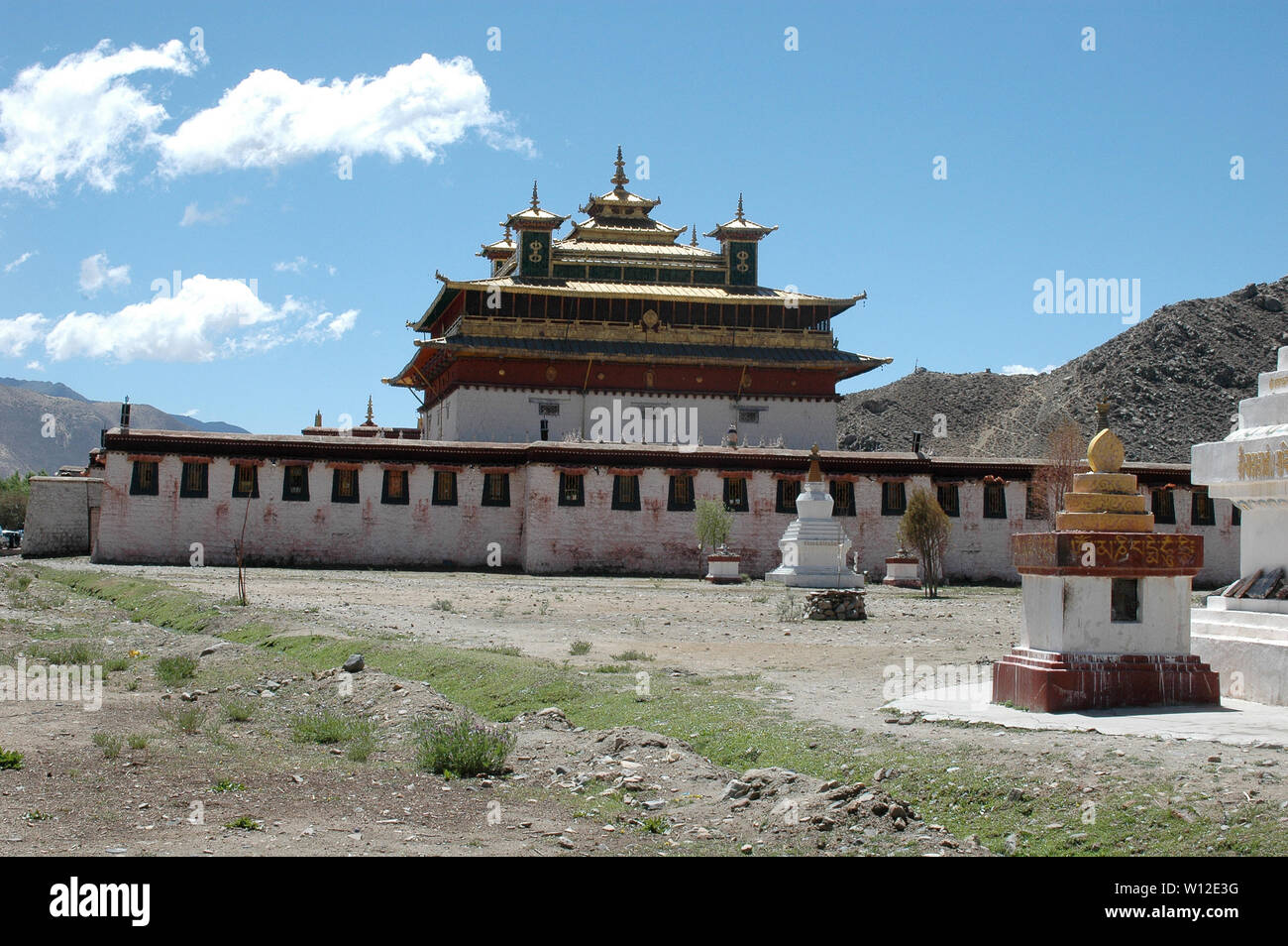 Tibetan Samye Monastery in the suburb of Lhasa, Tibet, China Stock ...
