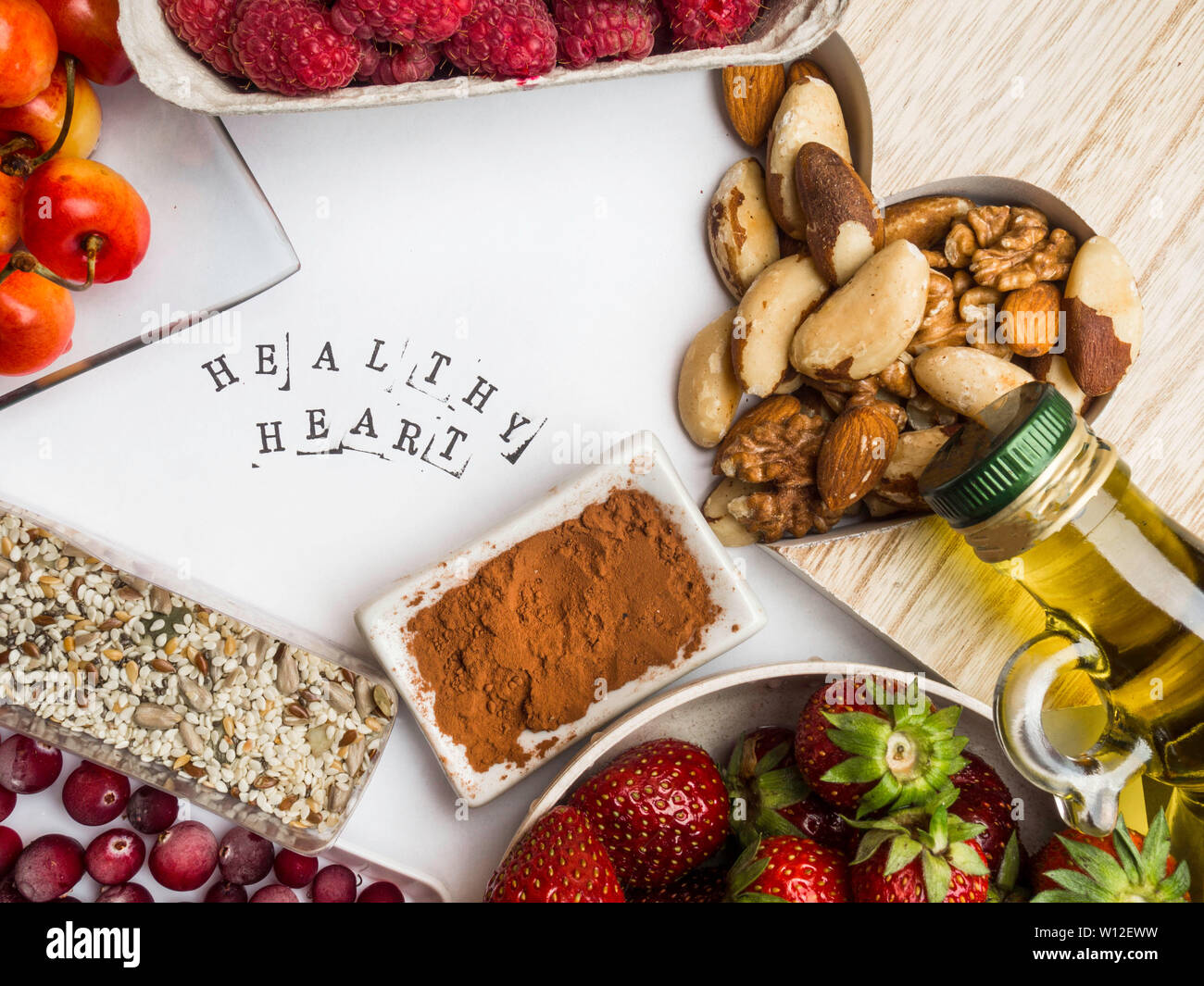 Super food to slow the ageing process concept including High in ...