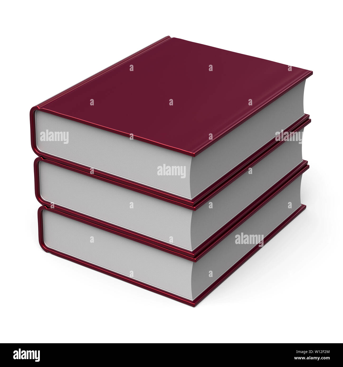 Red books stack blank cover 3 three. School learning information ...